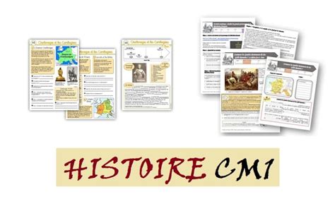 Histoire CM1 cours et exercices à imprimer