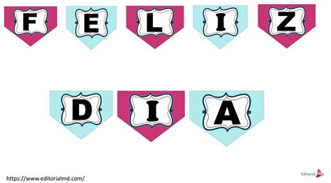 Banderines Para Imprimir Con Letras