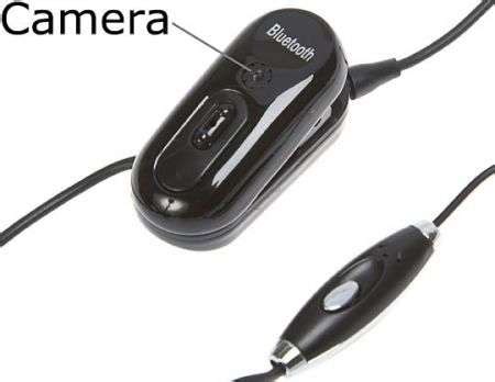 Auricolare Bluetooth Con Microcamera Spia Tecnocino