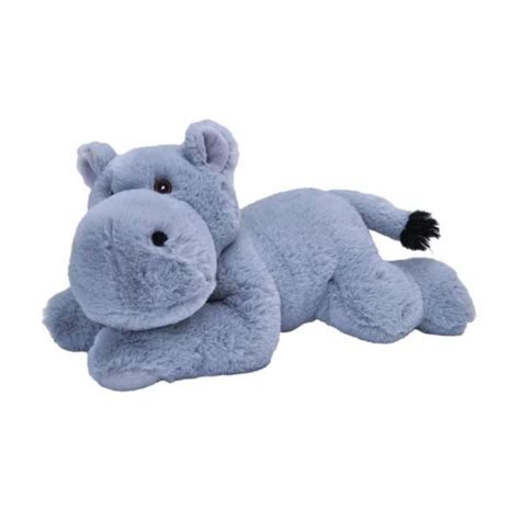 Wild Republic Peluche Hippopotame Ecokins Mini Junior 20 Cm Bleu