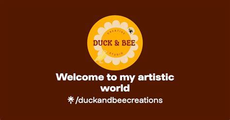 Welcome To My Artistic World Instagram TikTok Linktree