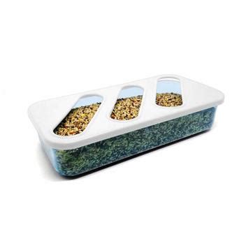 Comedouro Para Pássaros Tampa Grande 600ml Toco Tucano