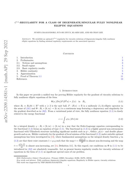 pdf c {1 alpha} regularity for a class of degenerate singular fully nonlinear elliptic equations