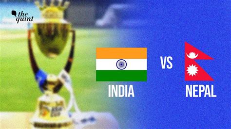 India Vs Nepal Asia Cup 2023 Group A Match Date Time Venue Squads