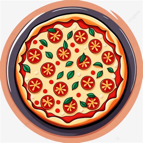Dibujos Animados De Pizza Fresca Caliente PNG dibujos Ilustración