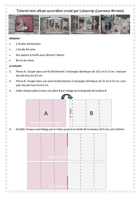 Tuto Mini Album Accord On Crois Par Fred Ric Fichier Pdf