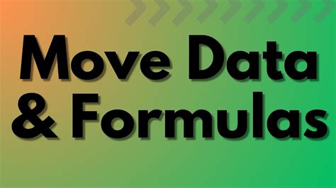Move Data Formulas In Google Sheets Apps Script Tutorial