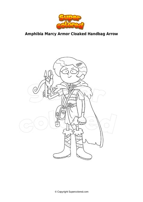 Coloring Page Amphibia Olivia Supercolored
