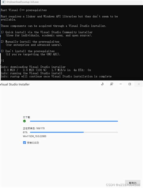 rust环境搭建 csdn博客