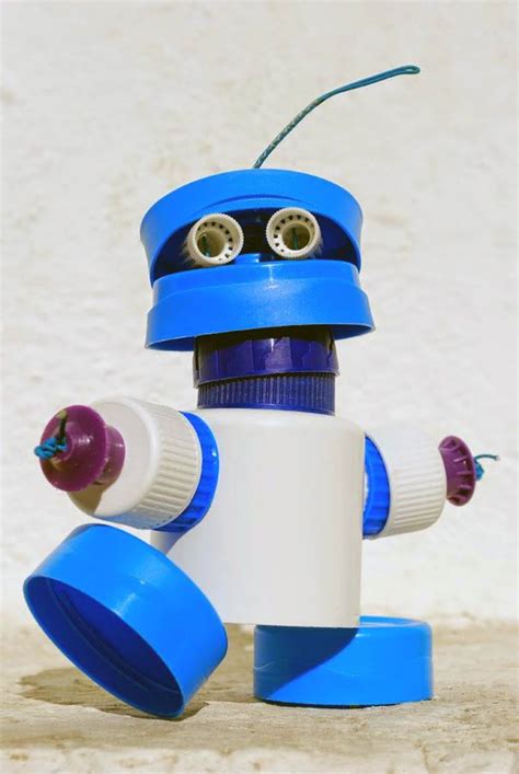 Como Hacer Un Robot Con Material Reciclable Facil Vários Materiais