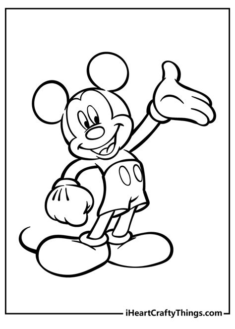 Mickey Mouse Printable Coloring