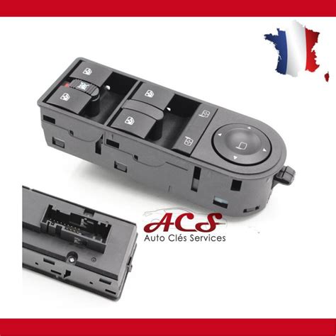 Interrupteur bouton commande lève vitre Opel Astra H Zafira B 13228