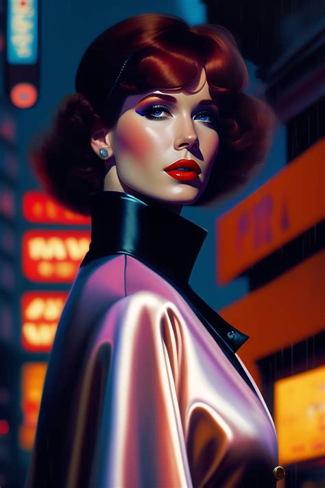 Lexica Molly Ringwald Walking Portrait By Glenn Barr Oil Painting