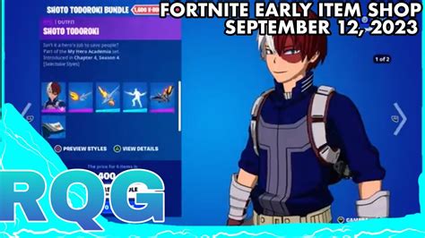 NEW MY HERO ACADEMIA WAVE 2 SKINS FORTNITE EARLY ITEM SHOP