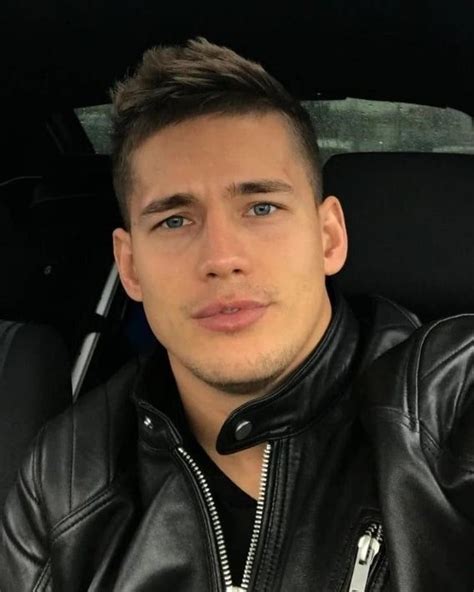 Pin By Ainars On Quick Saves Leather Jacket Outfit Men Beautiful Men
