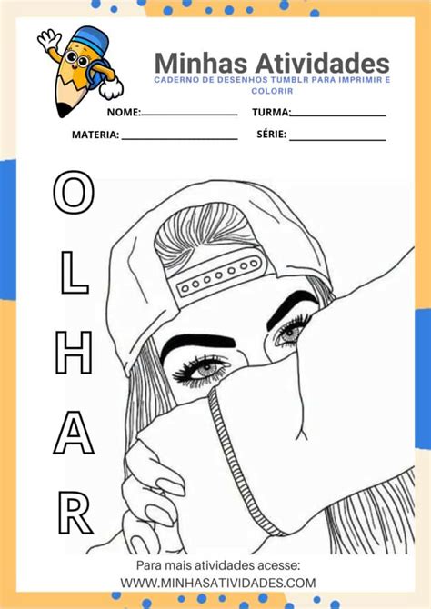 Atividades Desenhos Tumblr Para Colorir