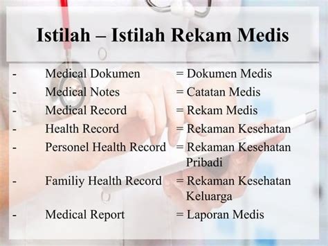 Konsep Dasar Rekam Medis Informasi Kesehatan Rmik PPT
