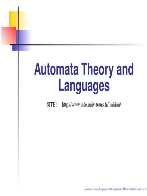 automatatheoryandlanguages pdf string computer science automata theory