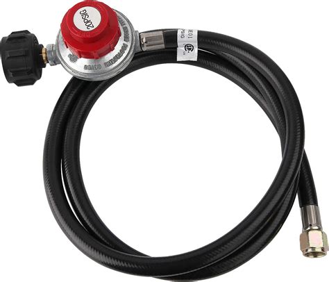 Solimeta Régulateur de propane réglable de 20 psi avec tuyau