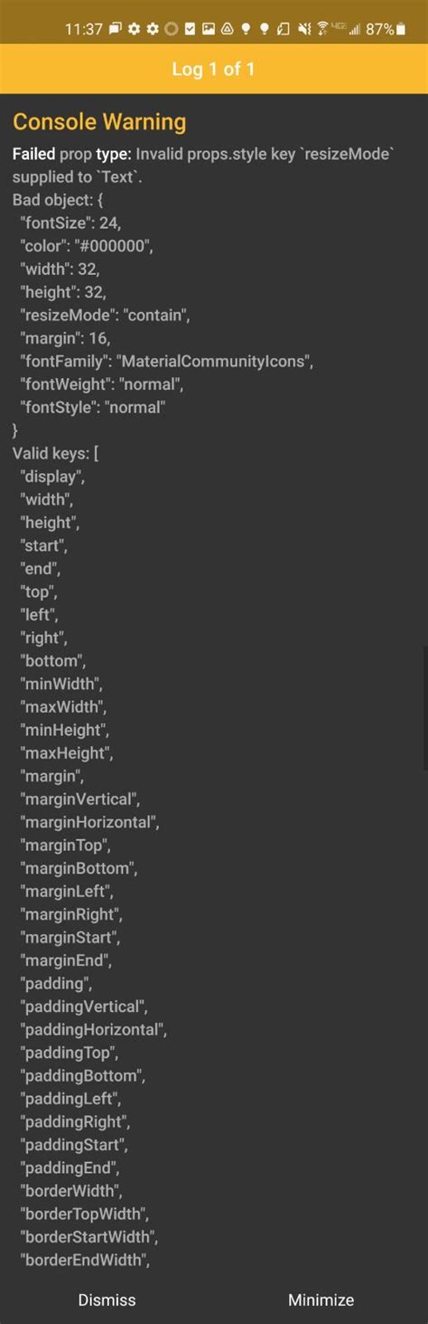 Warning On Android App When Using Material Community Icons Failed