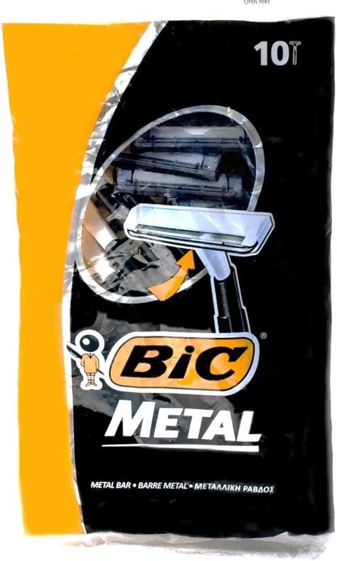 Bic Maquinillas De Afeitar Desechables De Metal Para Hombre 10