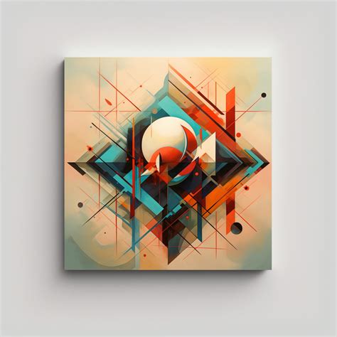 Cuadro Decorativo Abstracto Geométrico DecoCuadros