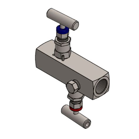 Comfit Screwed Bonnet Needle Valve 6000 PSI 1 NPTM X 1 NPTM 316SS