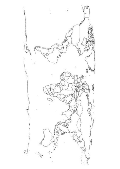 Ausmalbild Kontinente Malvorlage Weltkarte Ausmalbild 27645 World Map