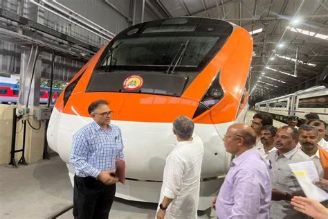 Orange Theme Vande Bharat Train Set To Be Unveiled On August India