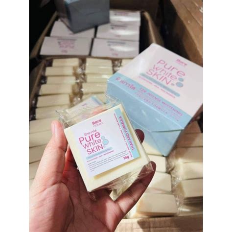 Pure White Skin Soap By Bare Naked Per Box Shopee Philippines