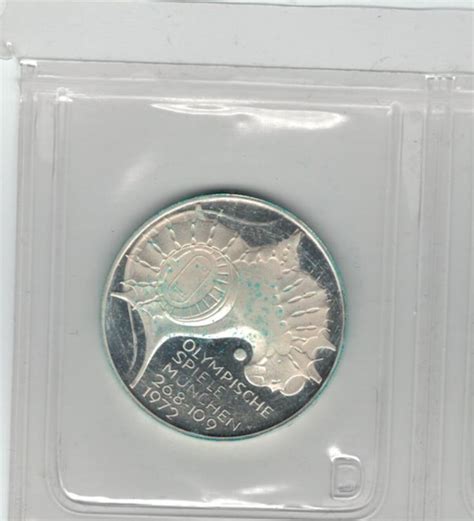 Deutschland 1972 D 10 DM BRD OLympiade München 1972D Stadion in PP