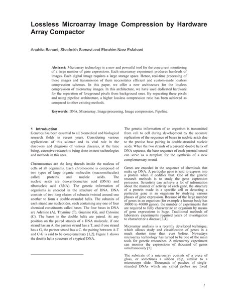 pdf lossless microarray image compression by hardware array compactor