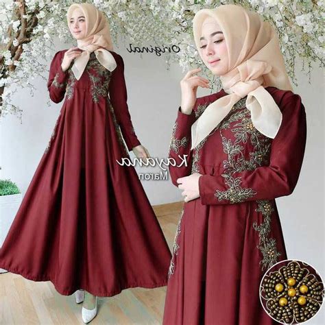 Inspirasi Model Baju Lebaran Gamis Wddj Baju Gamis Terbaru Lebaran Wa