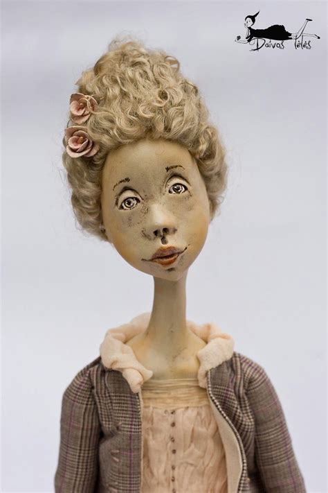 Paper Clay Art Papel Mache Artist Doll Fairy Dolls Critter 3 D