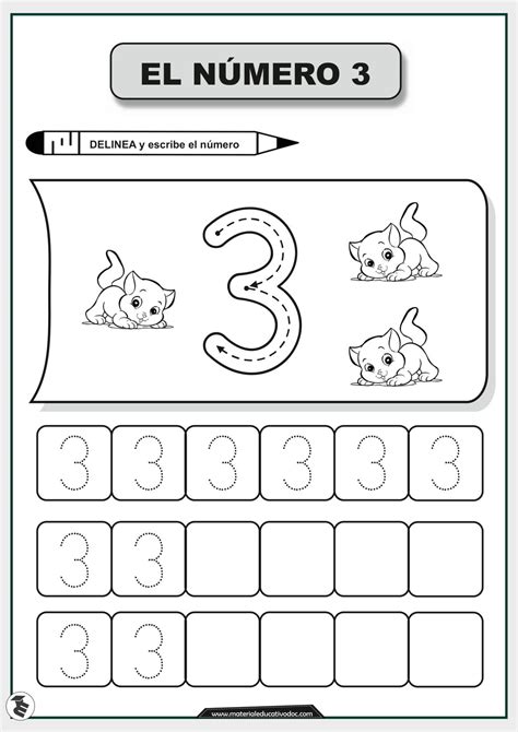 Cuadernillo de trazos y escritura de los números del 1 al 10 Math