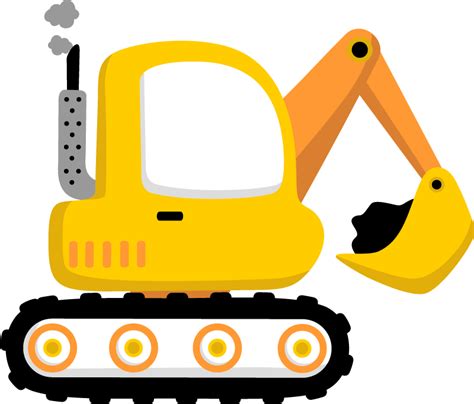 Autocolantes De Brinquedos Escavadeira Cartoon M Quina De Crian A