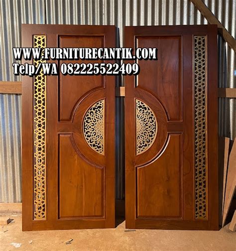 Model Pintu Masjid Kayu Jati Motif Terbaru Model Pintu Minimalis