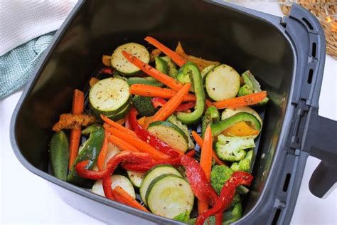 Verduras en freidora de aire la receta más fácil y más sana Recipe