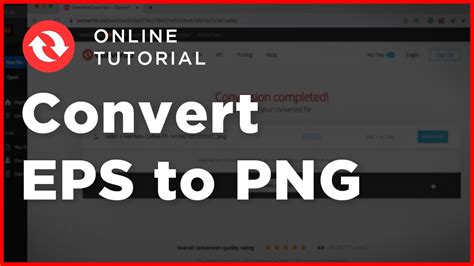 How To Convert Eps To Png File Min Youtube