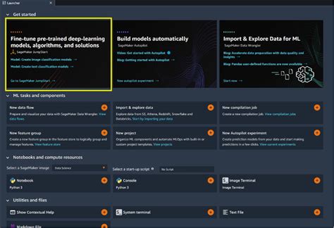 Amazon Sagemaker Jumpstart Now Offers Amazon Comprehend Notebooks For