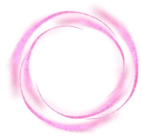 Halo De Efecto De Luz Rosa Dorado Brillo Redondo Png Redondo Brillar