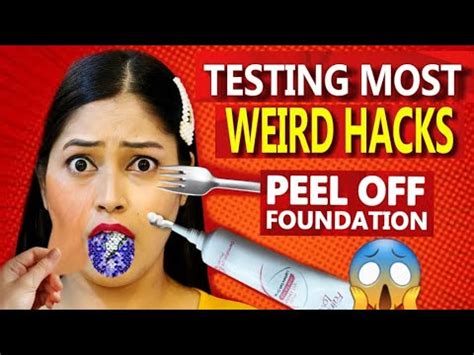 Testing Most Viral Weird Beauty Hacks By 5 Minute Crafts Be Natural