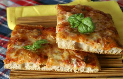 Pizza In Teglia Pizzeria Pizza In Teglia Senza Glutine Con