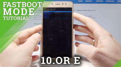 10 OR E Fastboot Mode How To Open Fastboot YouTube