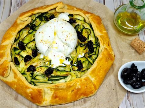 Tarte Rustique Courgettes Et Fromage Burrata Recette Par Recettes De