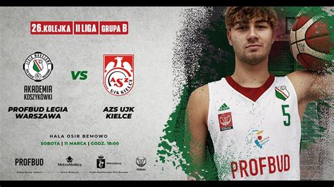 II Liga Profbud Legia Warszawa AZS UJK Kielce YouTube