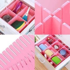 Trioflextech Adjustable Stretchable Interlocking Drawer Clapboard