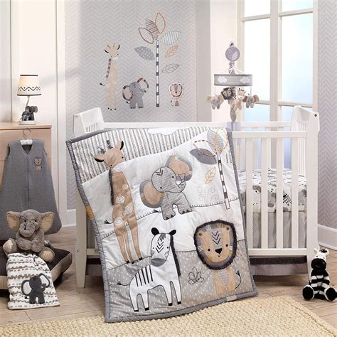 Lambs Ivy Jungle Safari Nursery 6 Piece Baby Crib Bedding Set Best