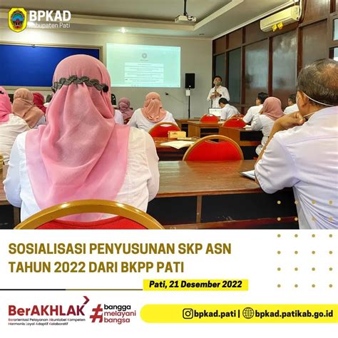 Para Pegawai BPKAD Pati Mengikuti Sosialisasi Penyusunan SKP ASN Tahun