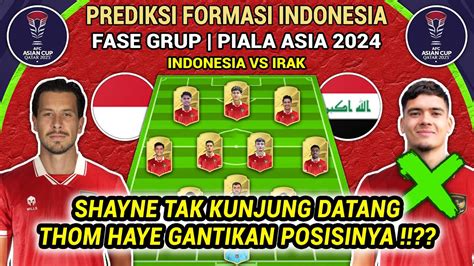 THOM HAYE SUSUL TIMNAS KE QATAR INILAH LINE UP TIMNAS INDONESIA VS IRAK